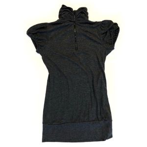 Charlotte Russe | Tops | Grey Long Line Turtleneck Top | Poshmark